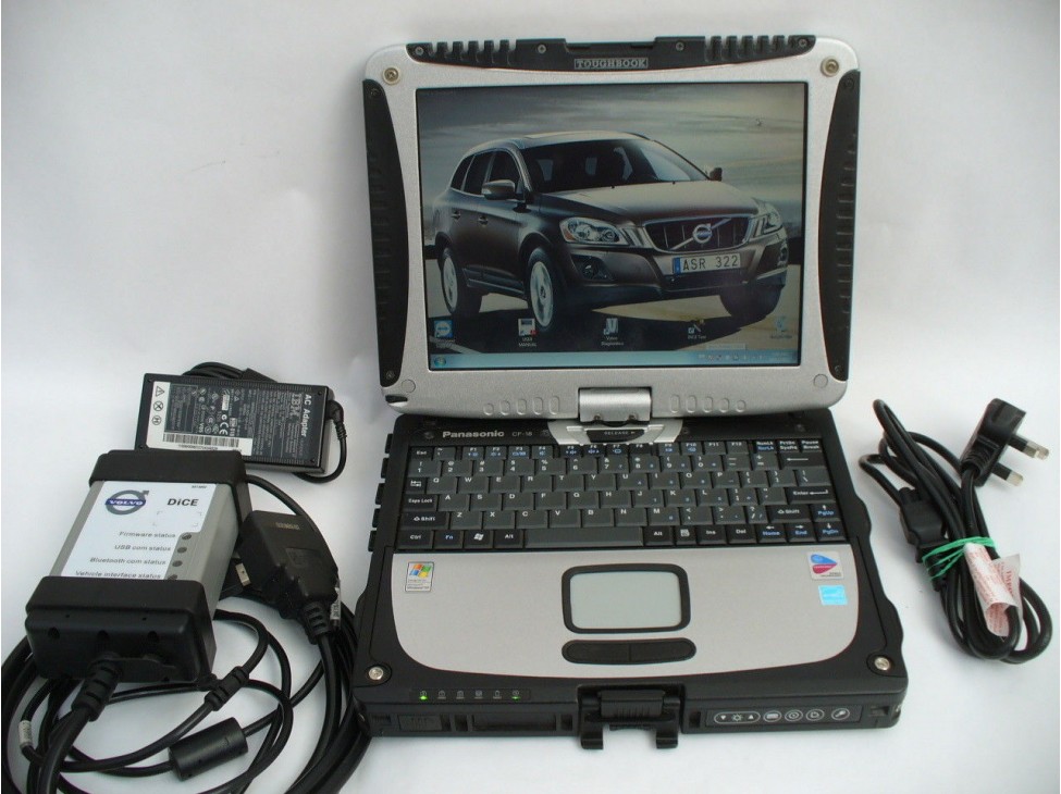 Volvo diagnostics, coding and programming laptop