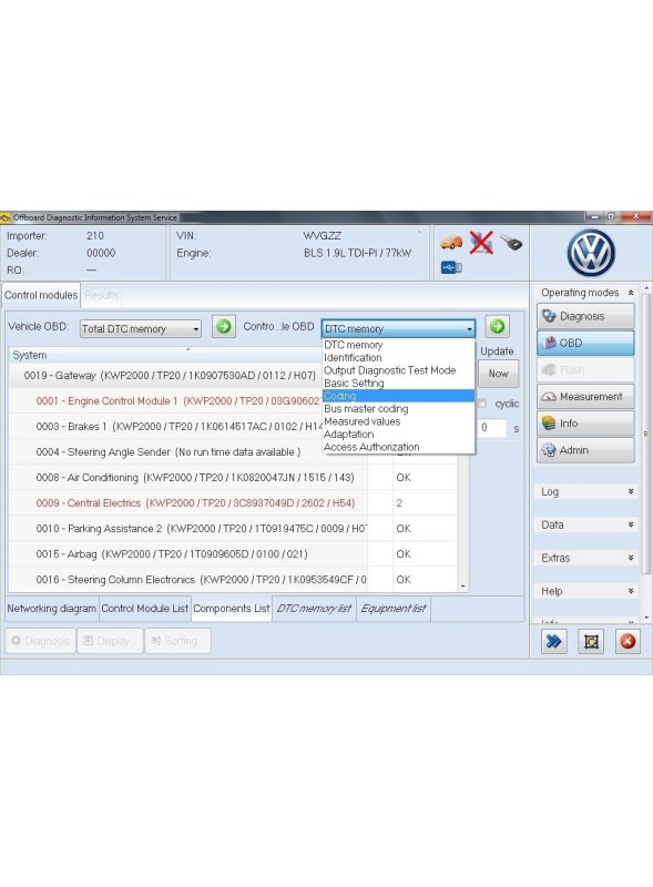 Bentley Lamborghini Bugatti diagnostics, coding and programming